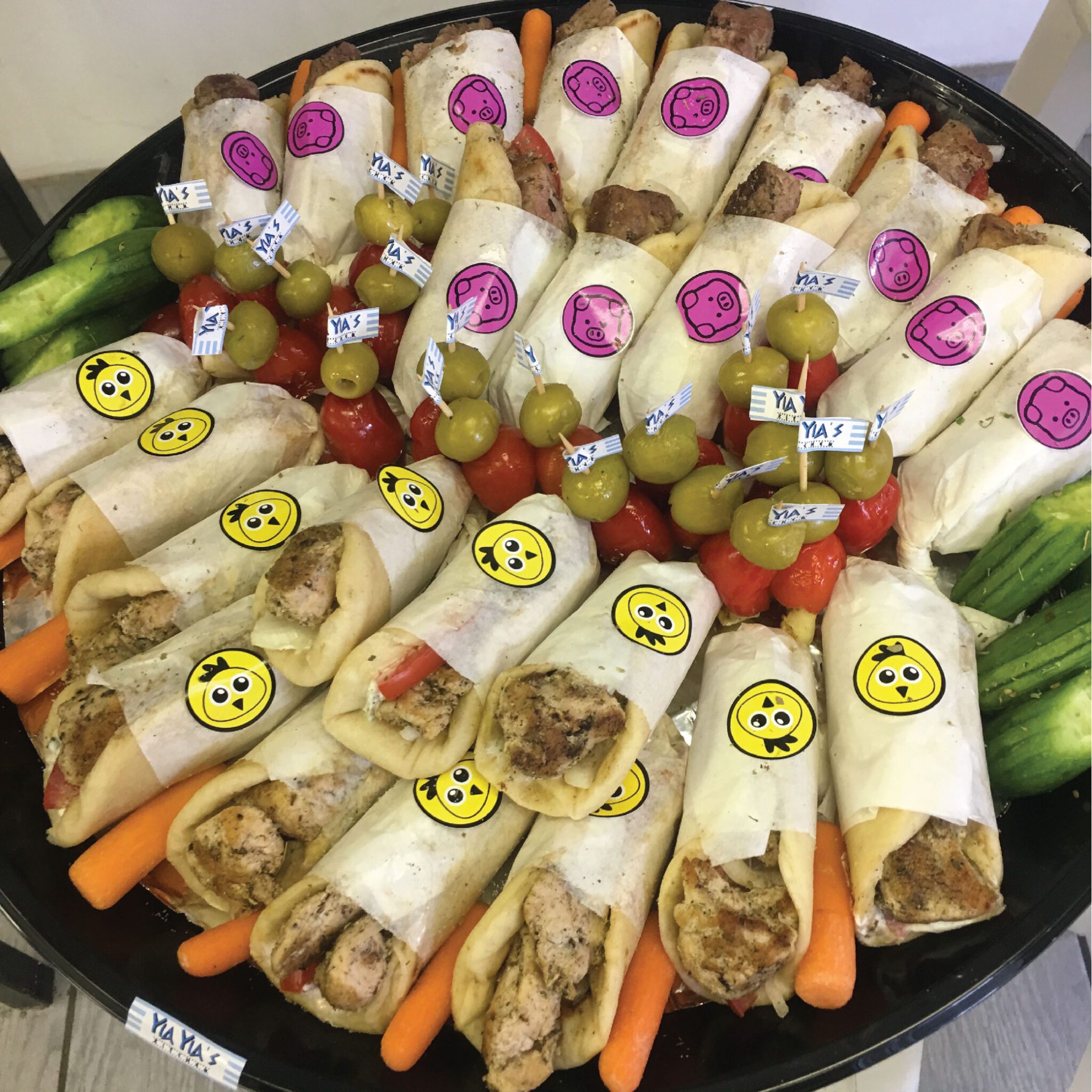 Mini Gyro Platter – Chicken & Pork – Yiayia's Kitchen